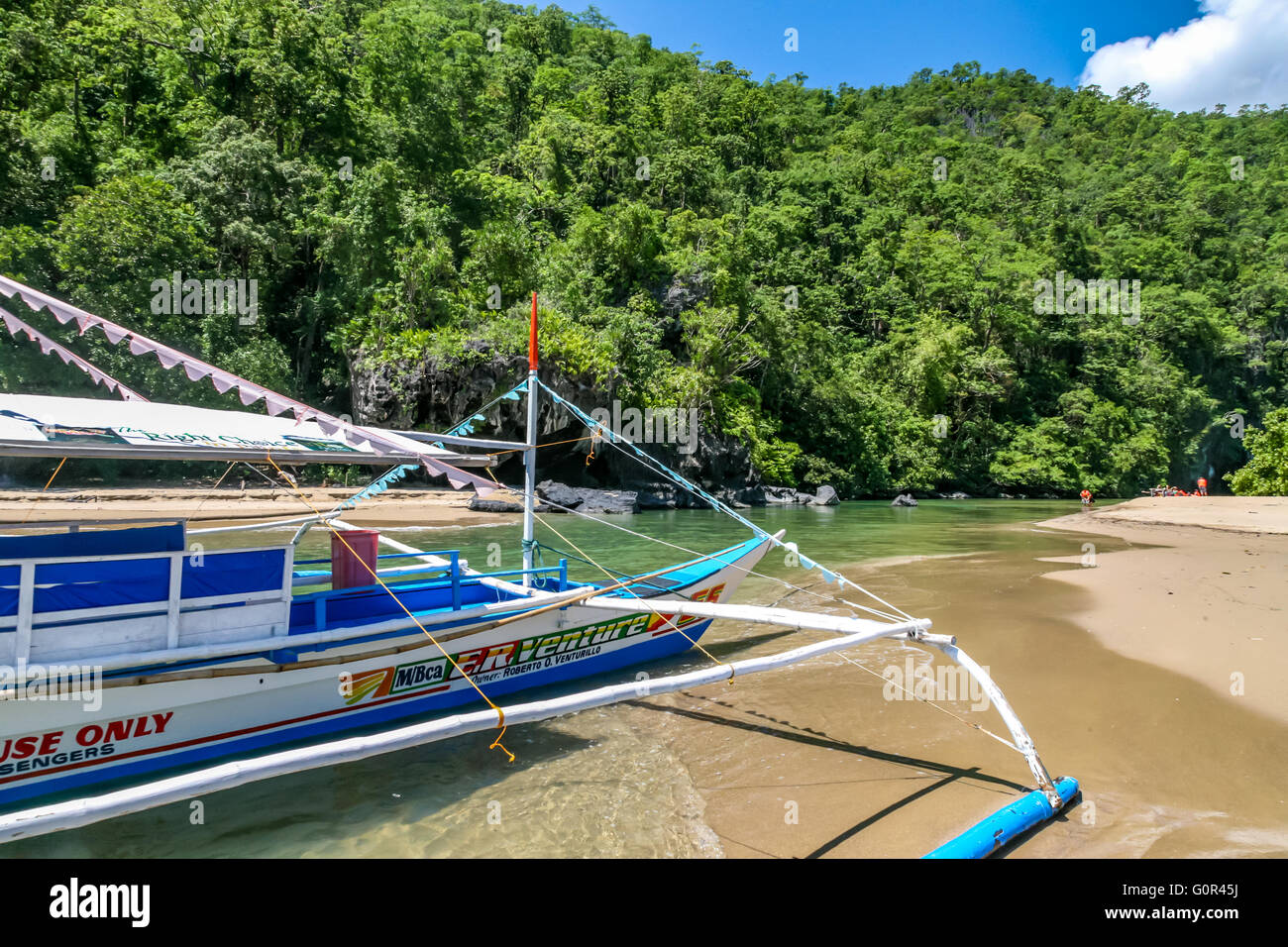 Philippines Palawan Puerto Princesa Sabang Boats to take visitors to ...