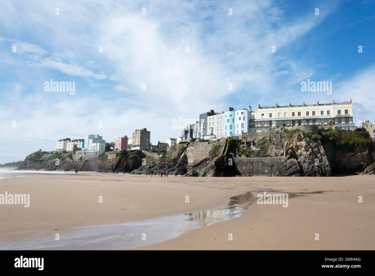 Tenby Town - South Pembrokeshire Wales Stock Photo - Alamy