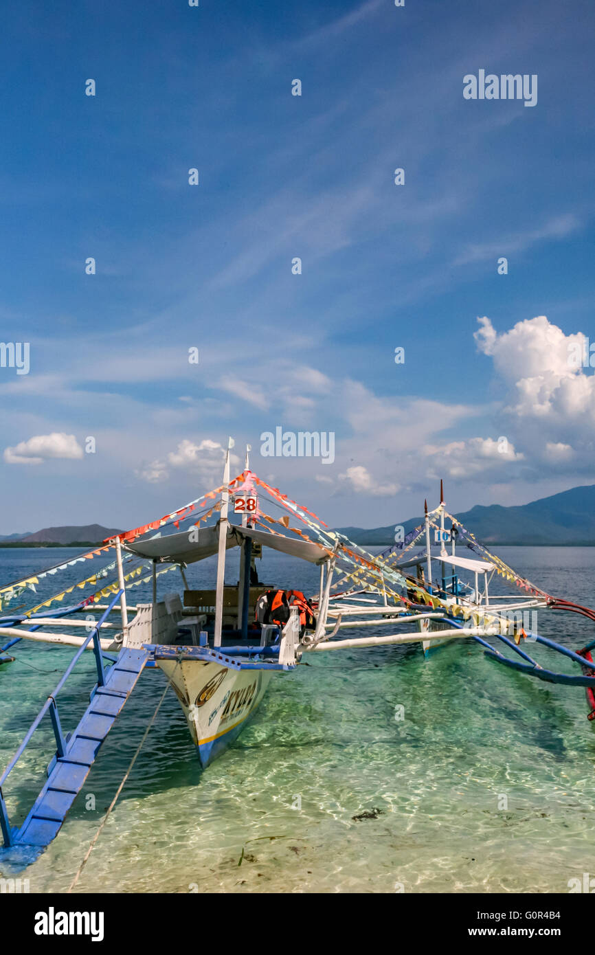 Philippines Palawan Puerto Princesa Honda Bay Pandan Island Stock Photo ...