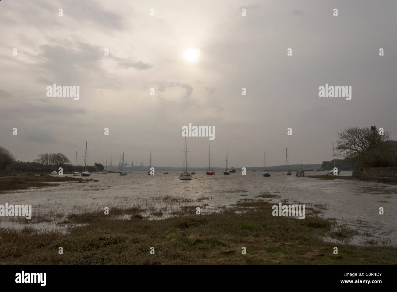 Angle Bay South Pembrokeshire Wales Stock Photo - Alamy