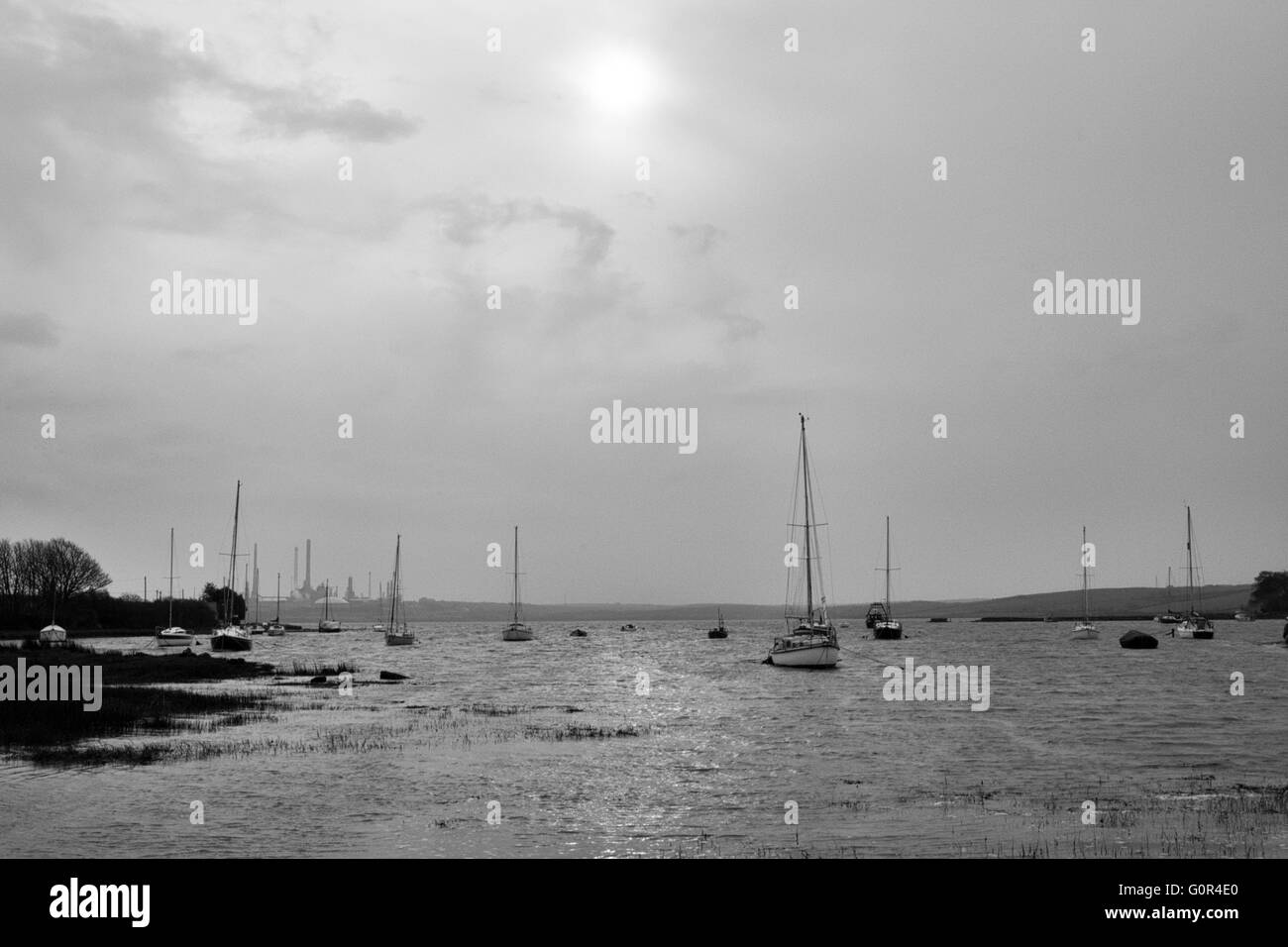 Angle Bay South Pembrokeshire Wales Stock Photo - Alamy