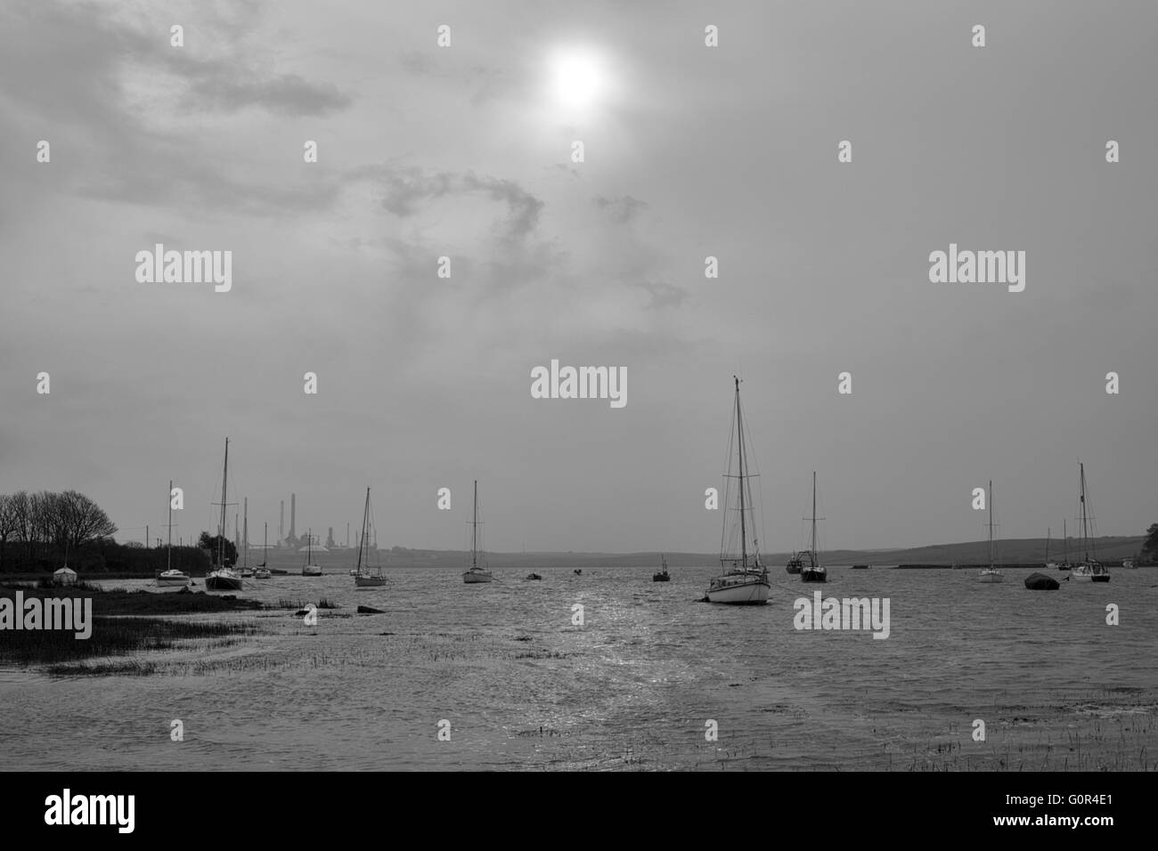 Angle Bay South Pembrokeshire Wales Stock Photo - Alamy