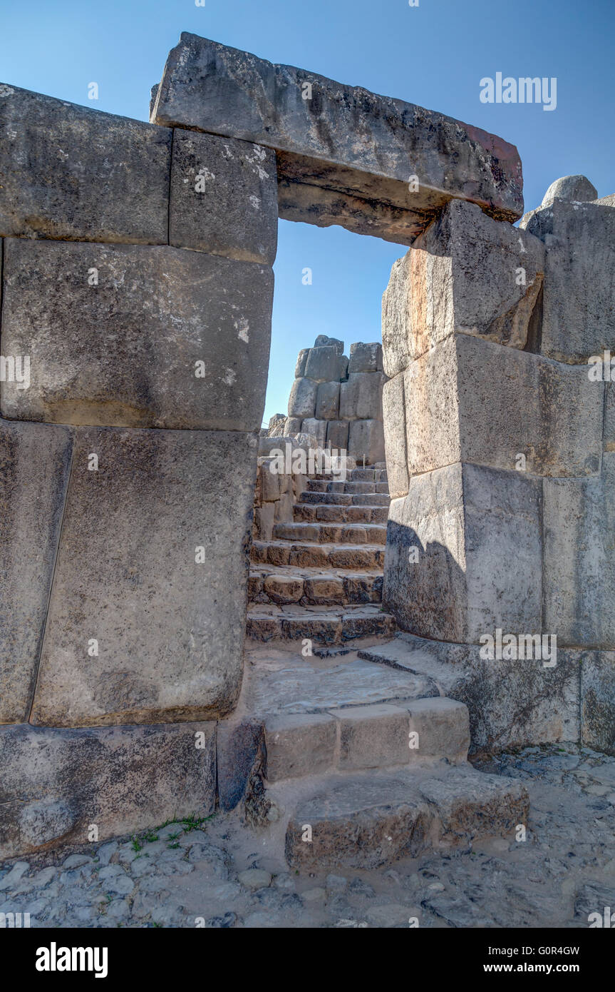 Stone Gate at Saksaywaman, Saqsaywaman, Sasawaman, Saksawaman ...