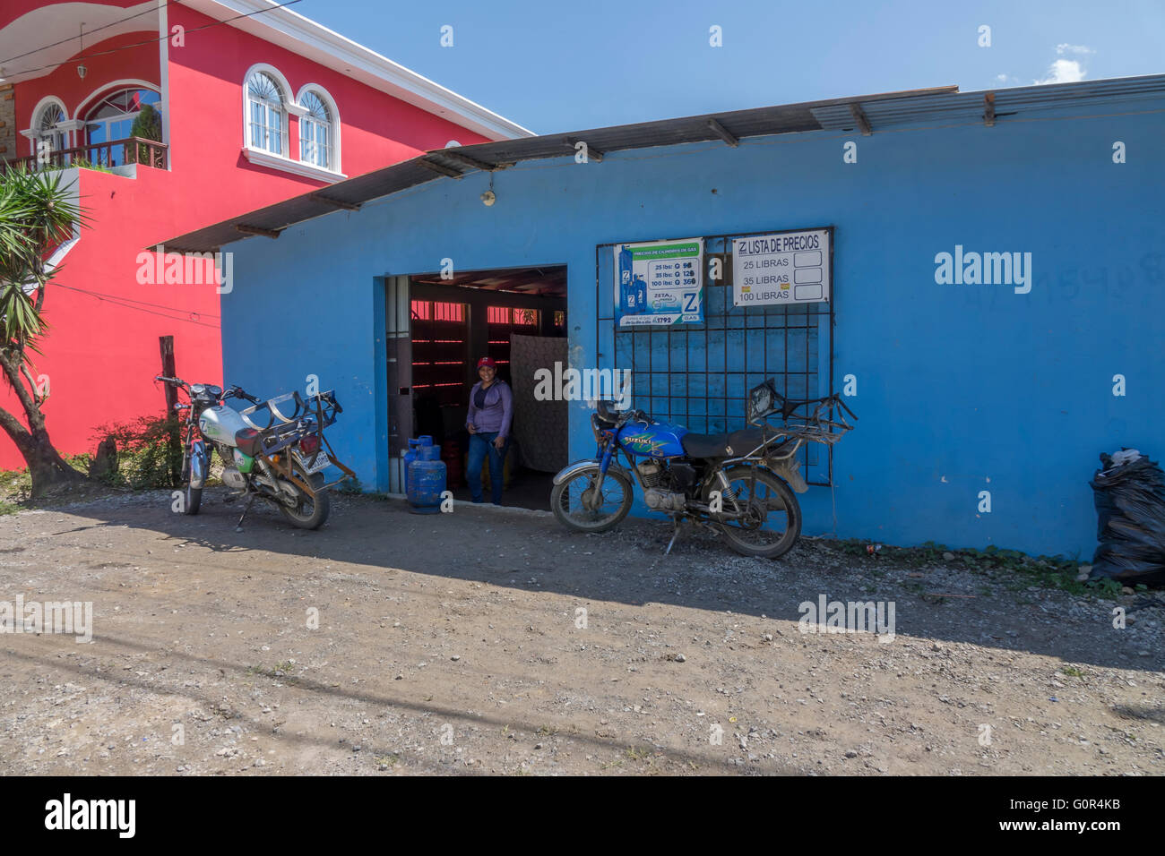 A Distributor Of Propane Gas Tanks In Santo Tomas De Castilla, Matias ...