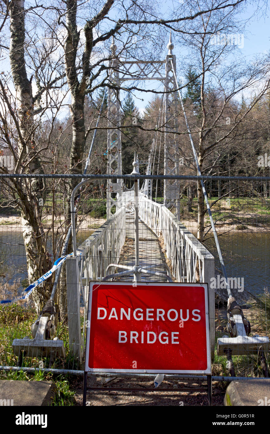 The Cambus O'May Bridge over the River Dee, between Ballater and ...