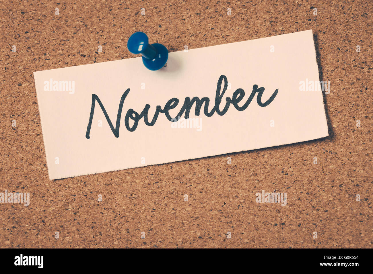 November calendar hi-res stock photography and images - Alamy