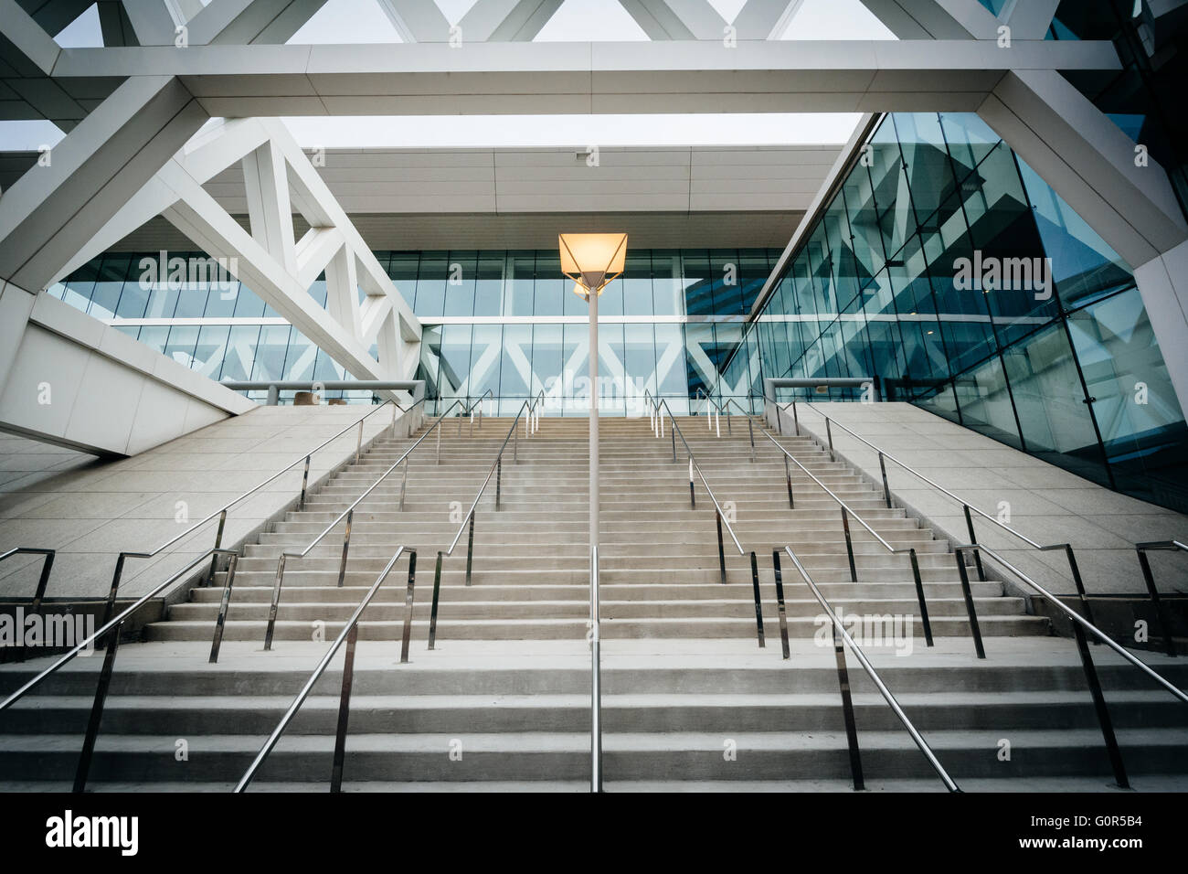 The exterior of the Convention Center, in Baltimore, Maryland Stock ...