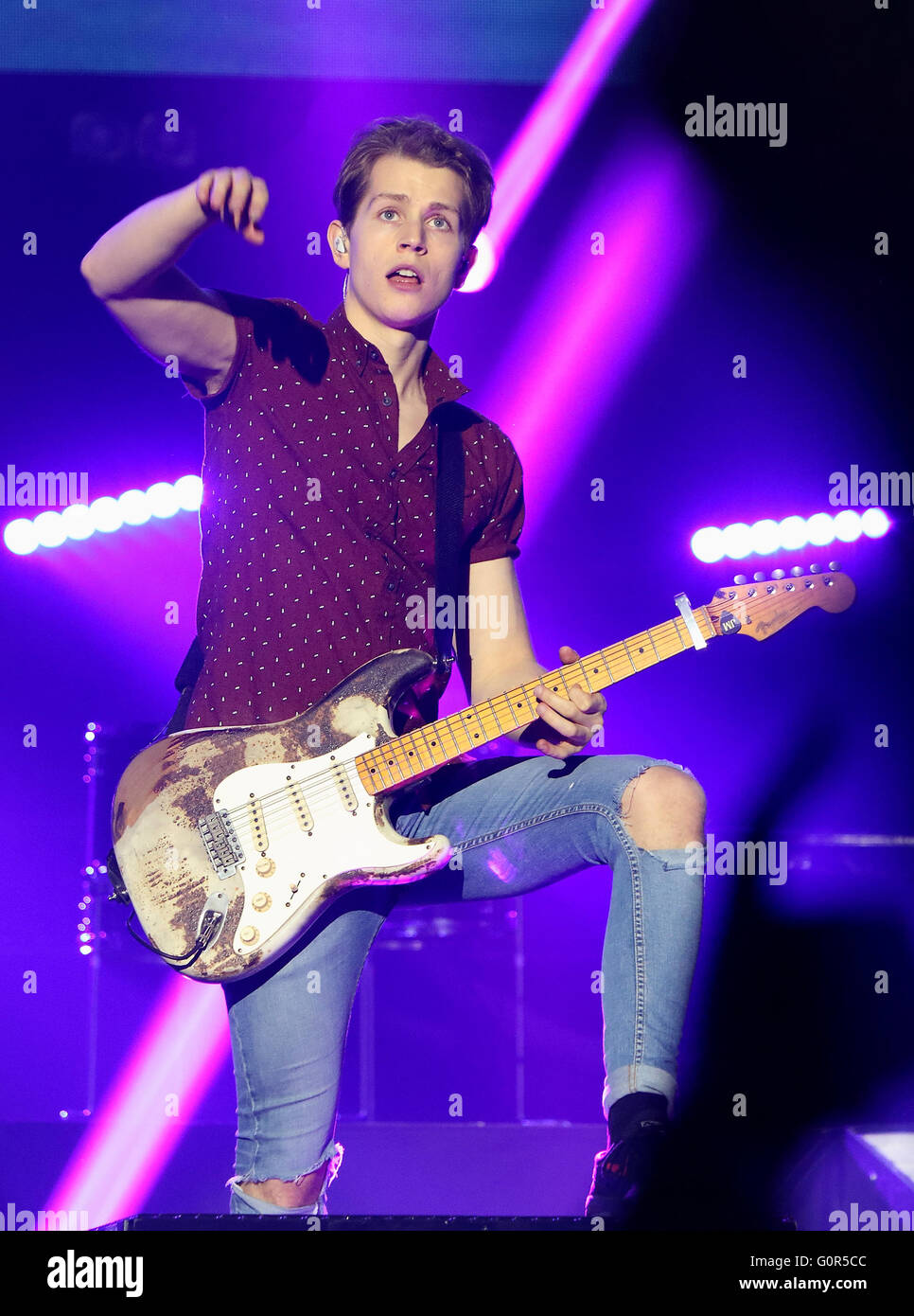 The Vamps performing live at The O2 Arena, London Featuring: The Vamps ...