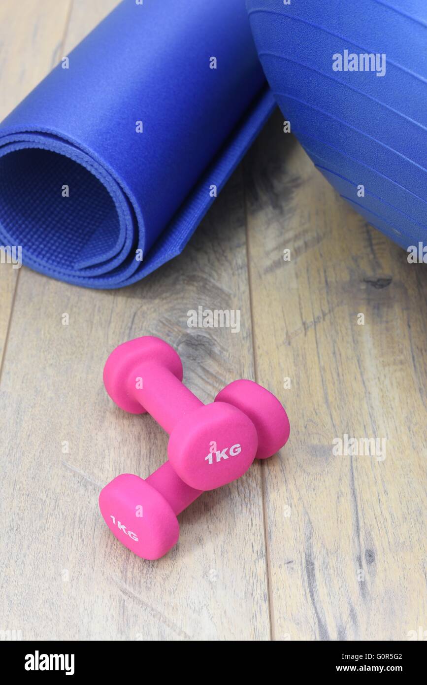 A studio photo of gym equipment Stock Photo - Alamy