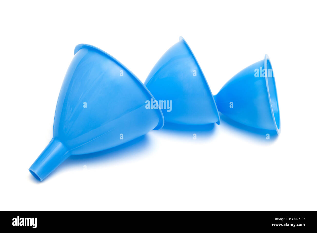 Plastic blue funnel hi-res stock photography and images - Alamy