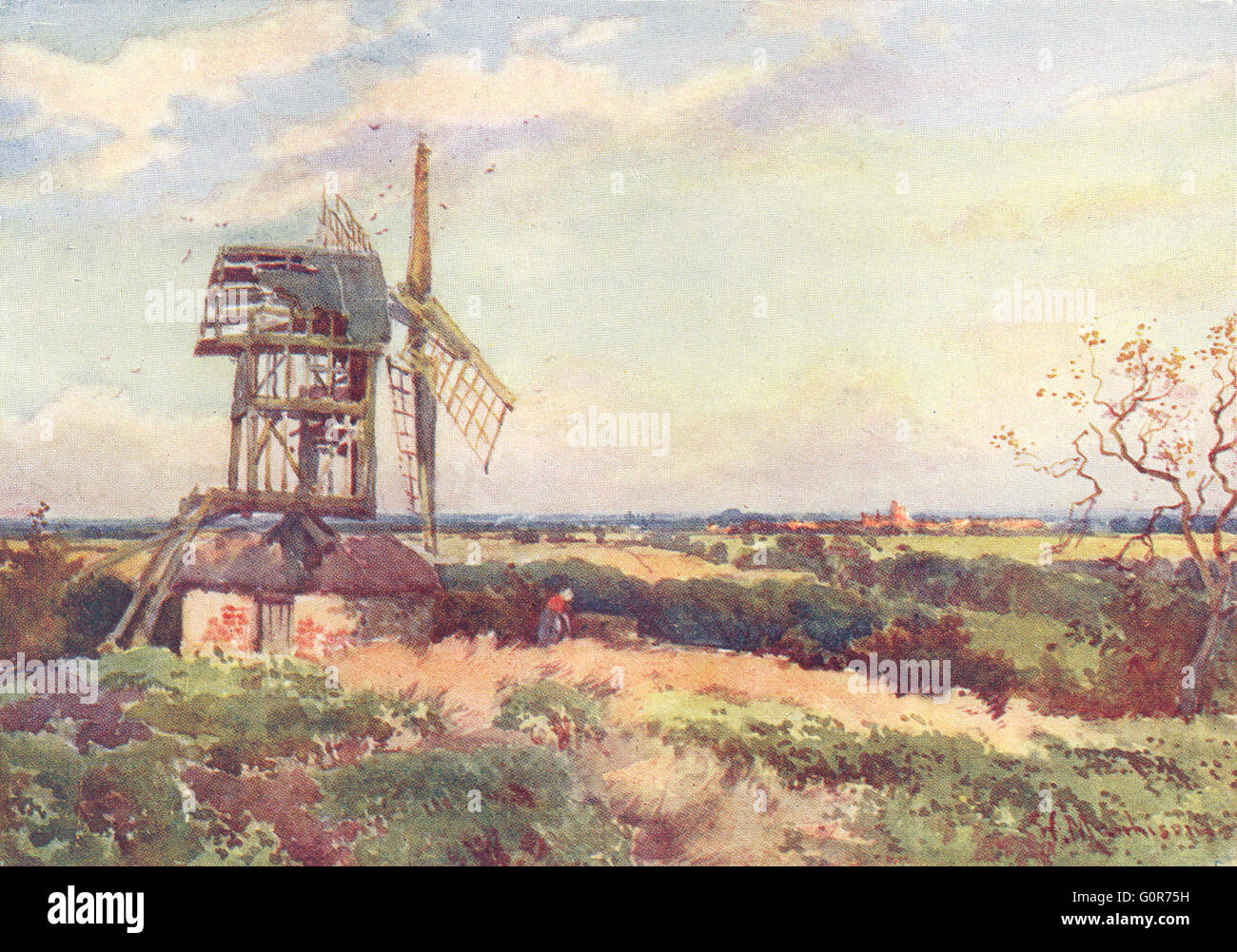 Madingley windmill hi-res stock photography and images - Alamy