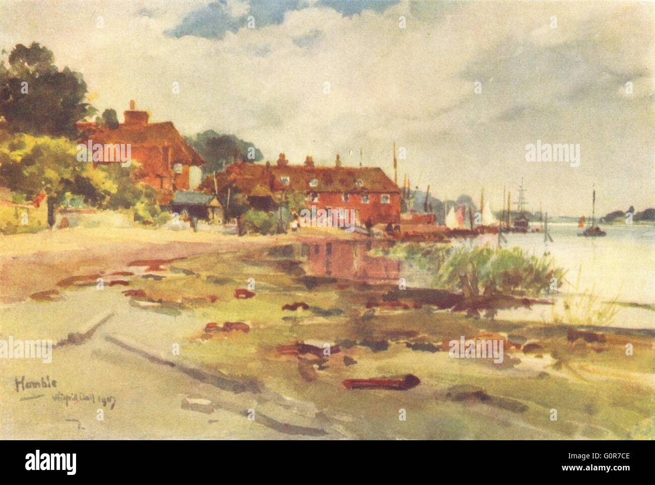 Hamble village hi-res stock photography and images - Alamy