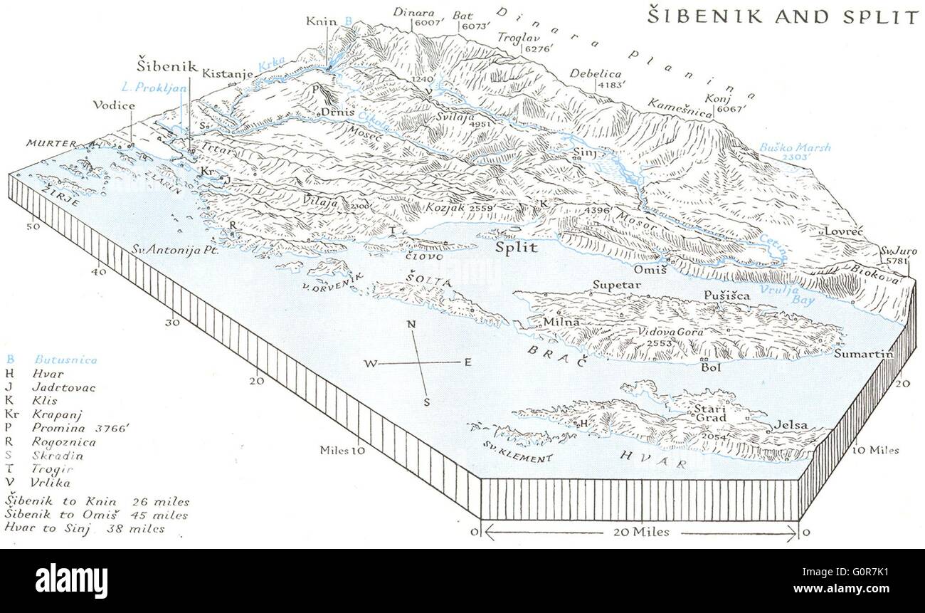 Map of split hi-res stock photography and images - Alamy