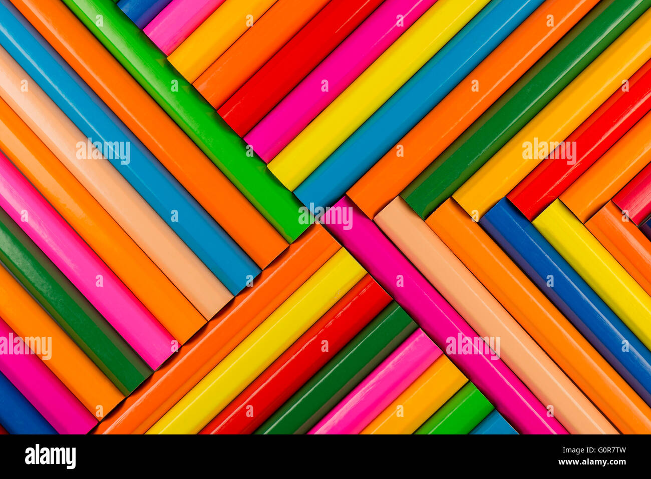 Collection of colorfull pencils as a background picture Stock Photo - Alamy