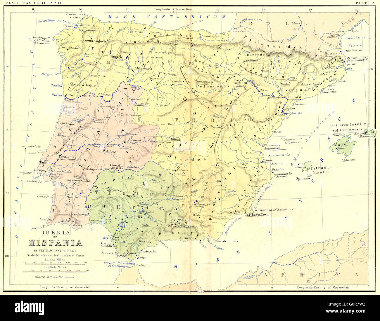 Map Of Iberia High Resolution Stock Photography and Images - Alamy
