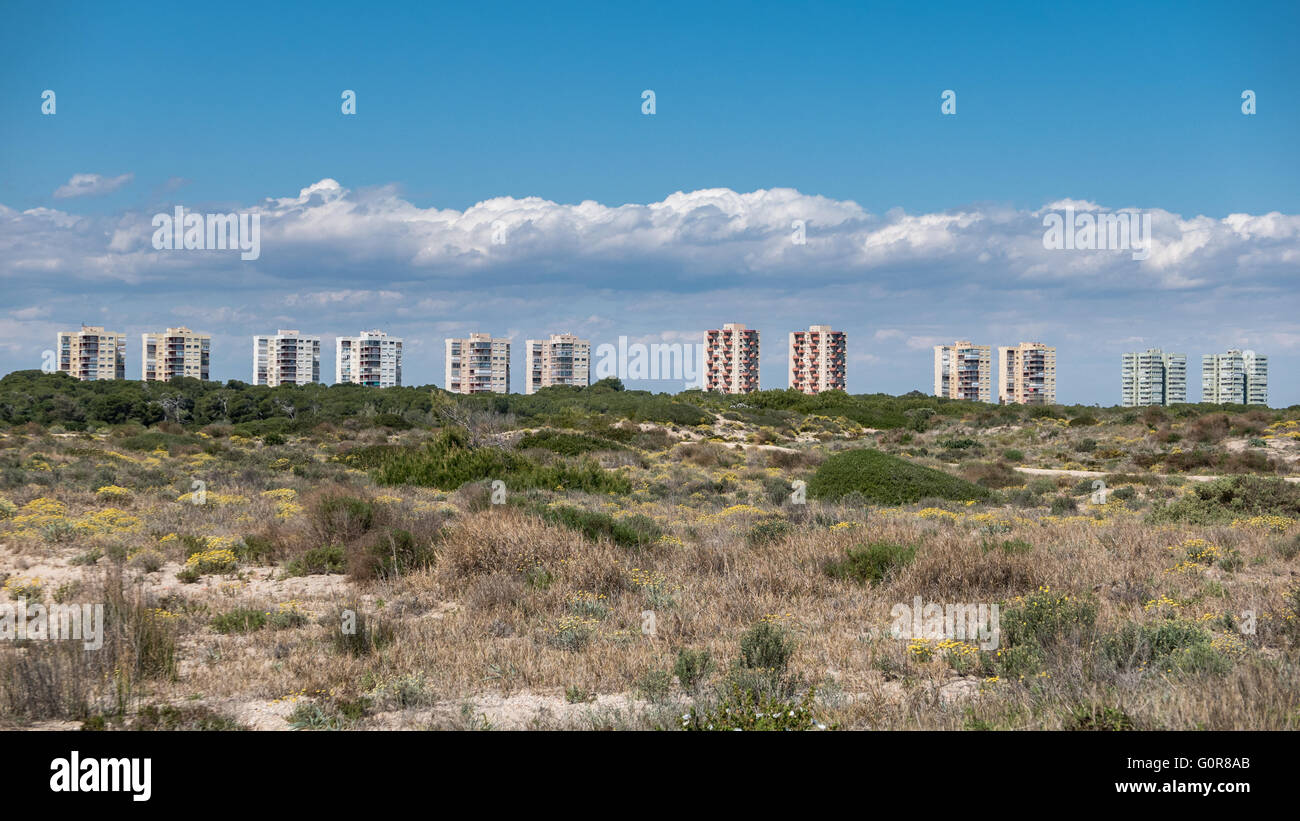 Residential buildings in the wilderness Stock Photo - Alamy