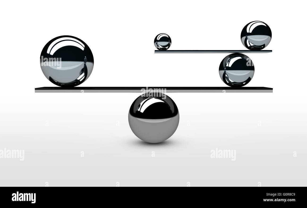 Balancing the perfect system, lifestyle and business balance concept ...