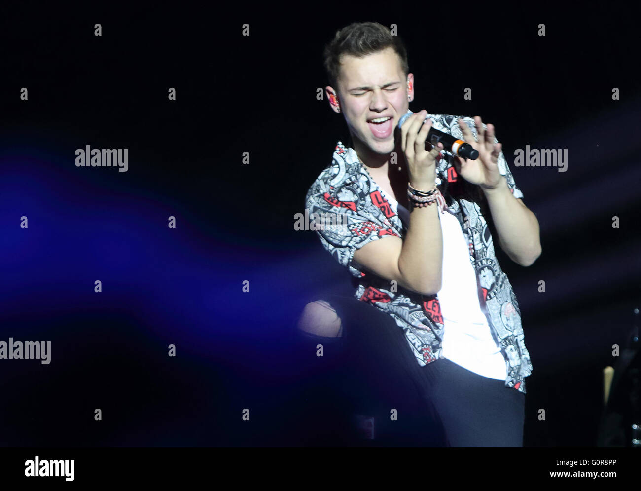The Tide perform at the O2 Arena, London Featuring: The Tide, Austin ...