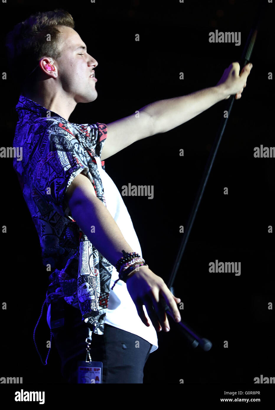 The Tide perform at the O2 Arena, London Featuring: The Tide, Austin ...