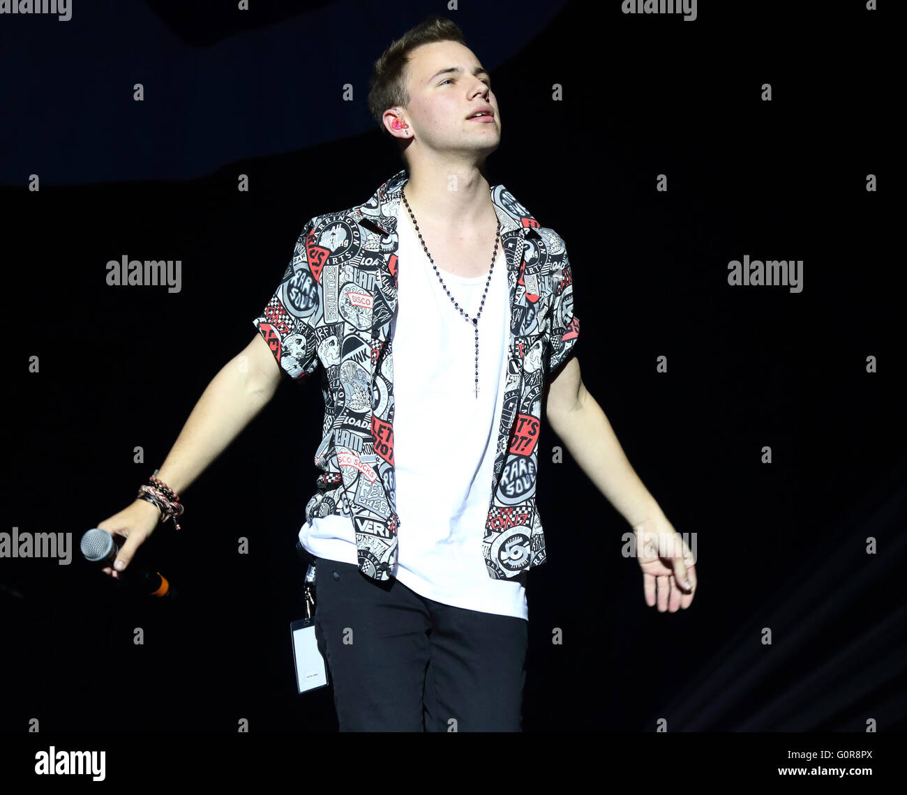 The Tide perform at the O2 Arena, London Featuring: The Tide, Austin ...