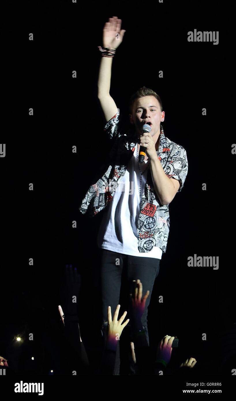 The Tide perform at the O2 Arena, London Featuring: The Tide, Austin ...