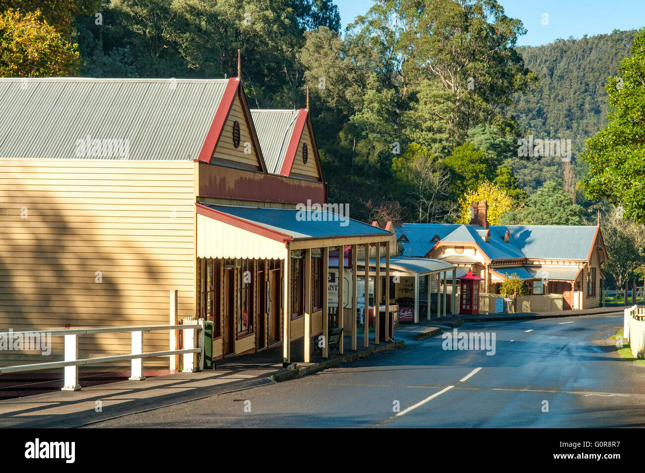 Main Street in Walhalla, Victoria, Australia Stock Photo - Alamy