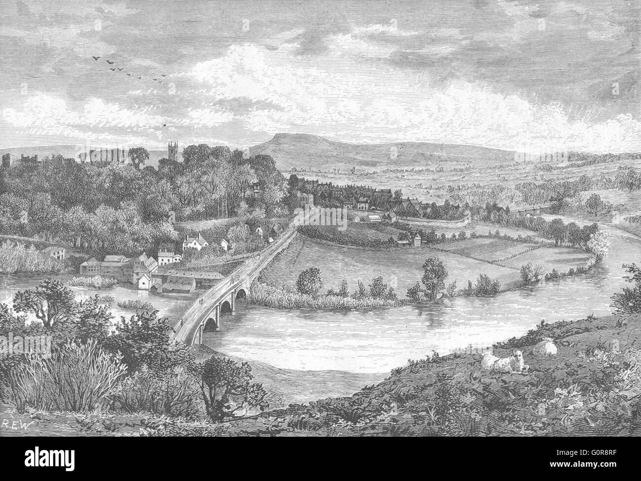 Pictorial ludlow hi-res stock photography and images - Alamy