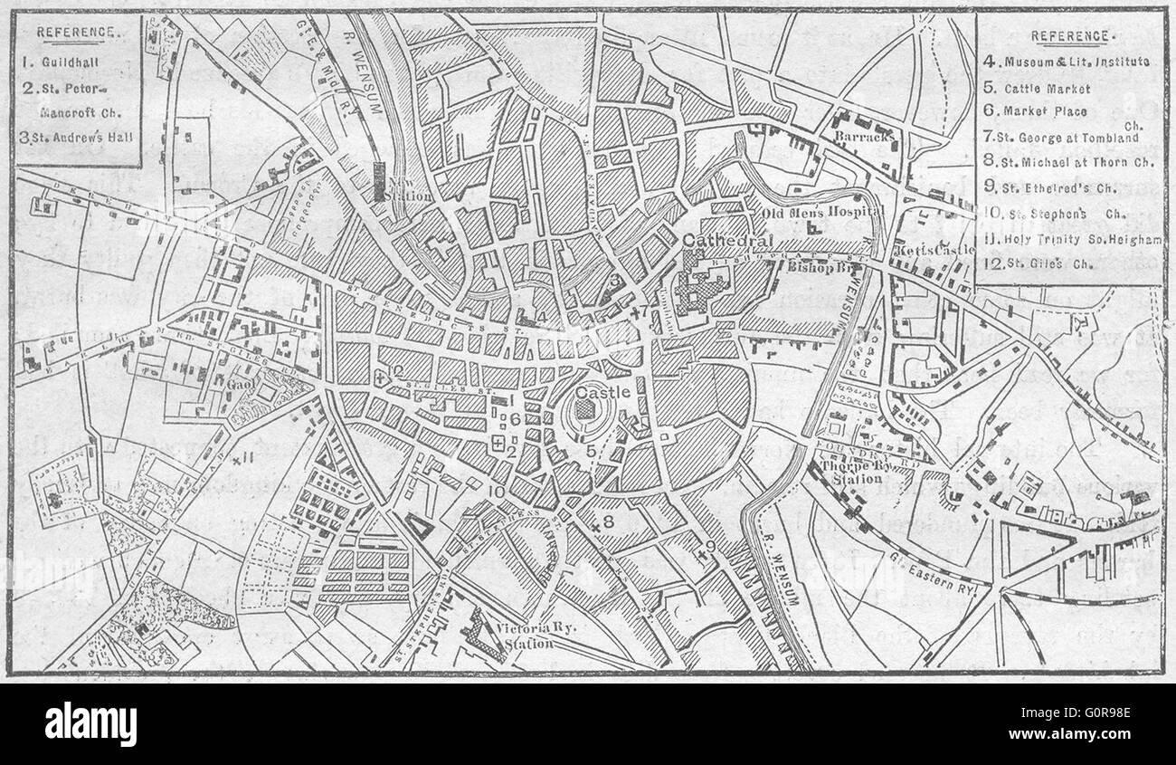 Historical norwich Black and White Stock Photos & Images - Alamy
