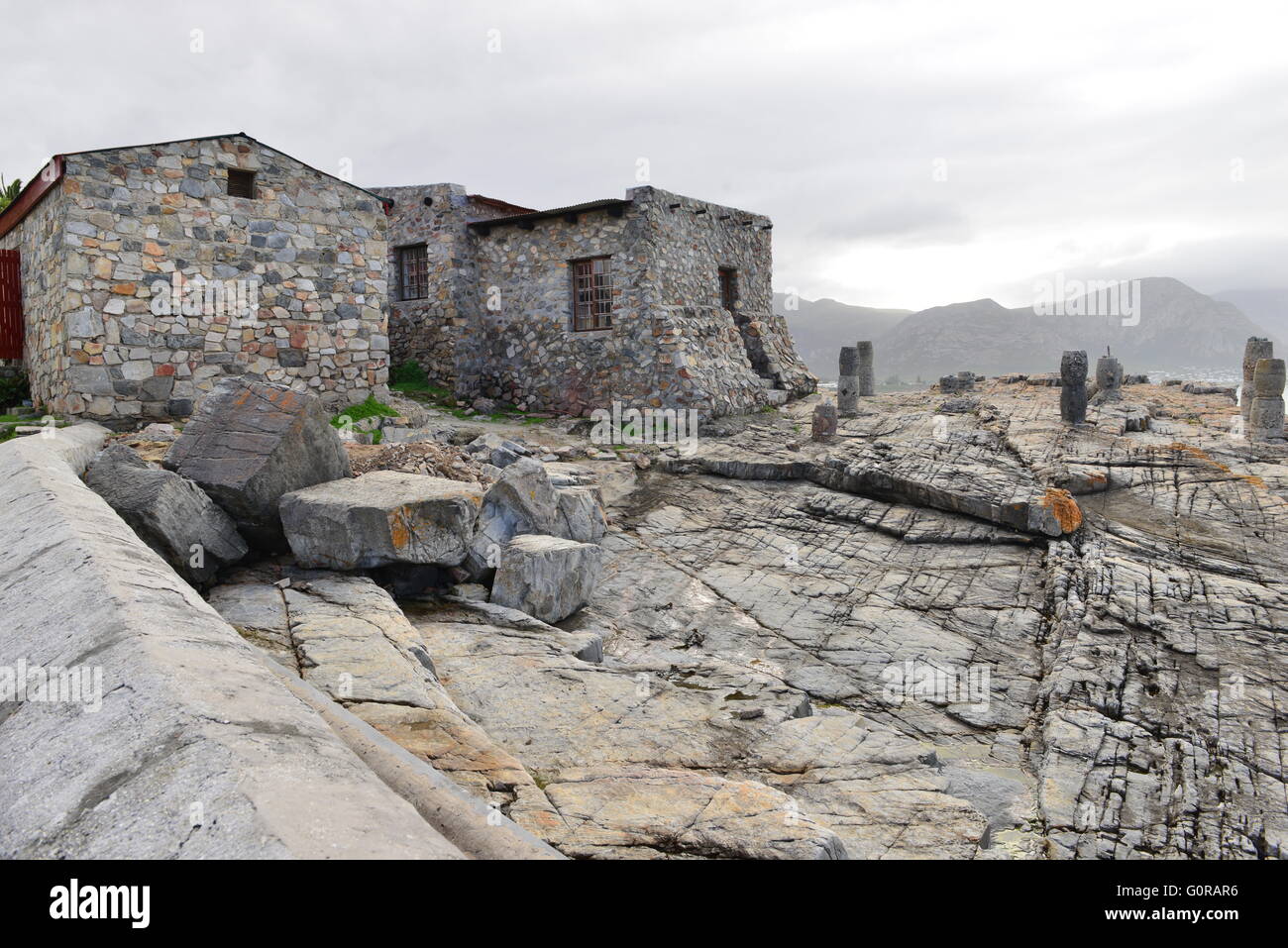 The old Harbour at Hermanus Bay in South Africa Stock Photo - Alamy