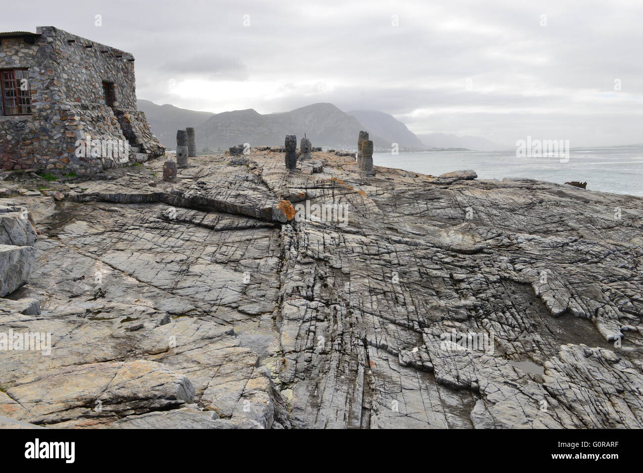 The old Harbour at Hermanus Bay in South Africa Stock Photo - Alamy