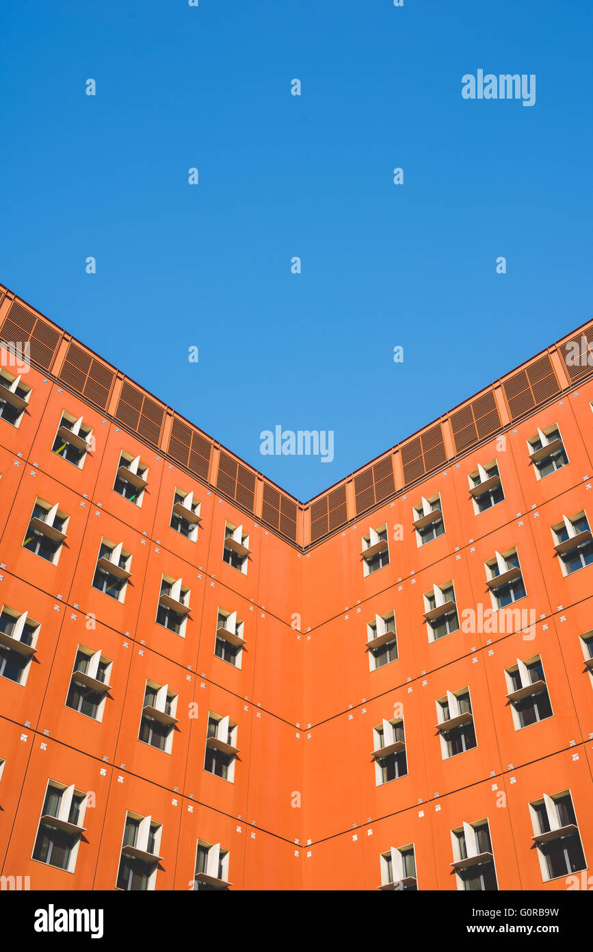 Minimal geometrical building architecture Stock Photo - Alamy