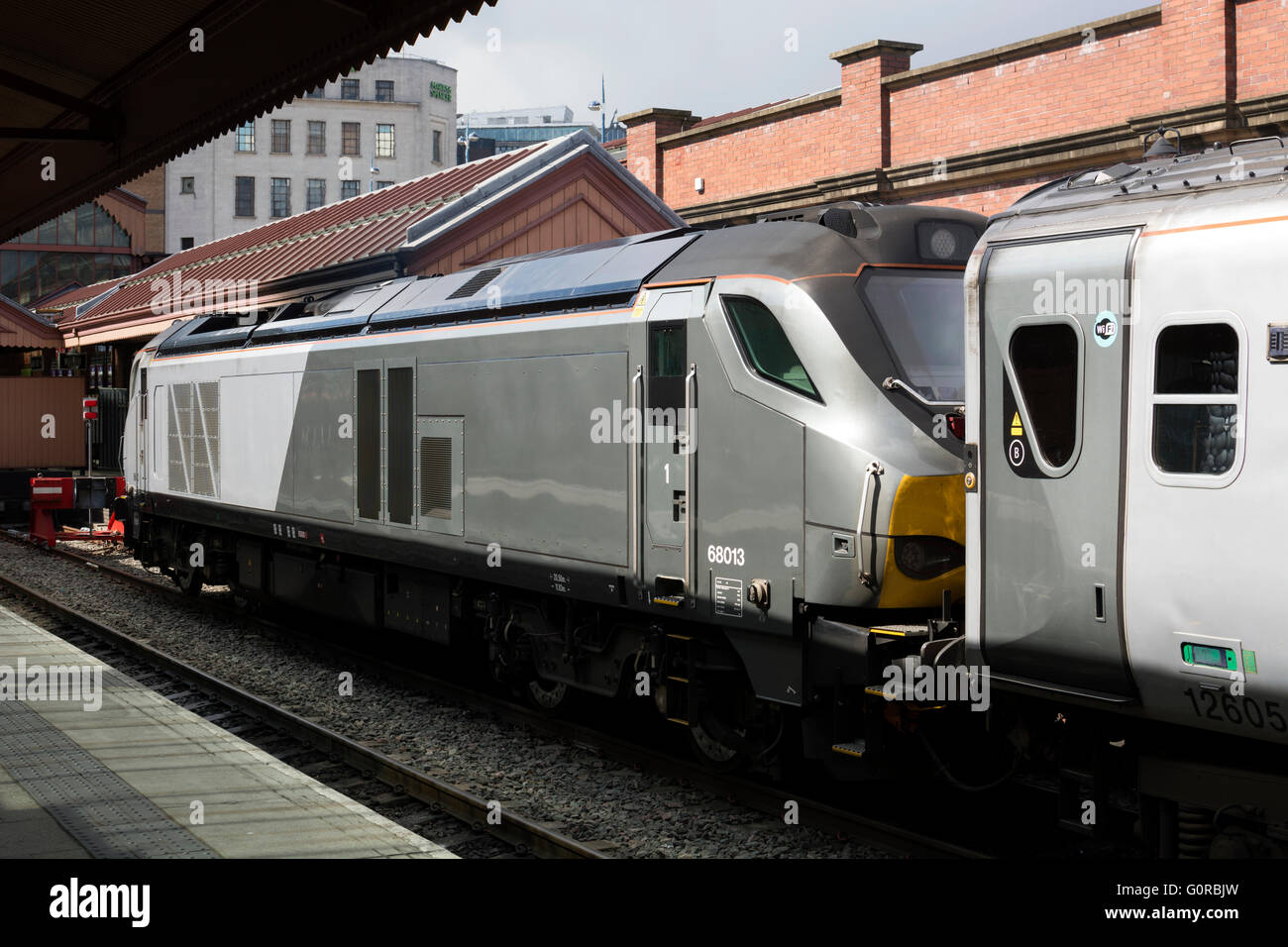 Chiltern Railways class 68 diesel locomotive at Birmingham Moor Street ...