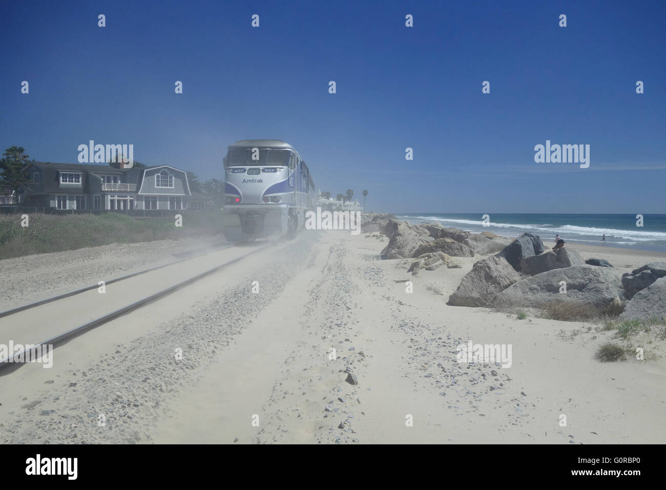 California Coast Train Railway High Resolution Stock Photography and ...