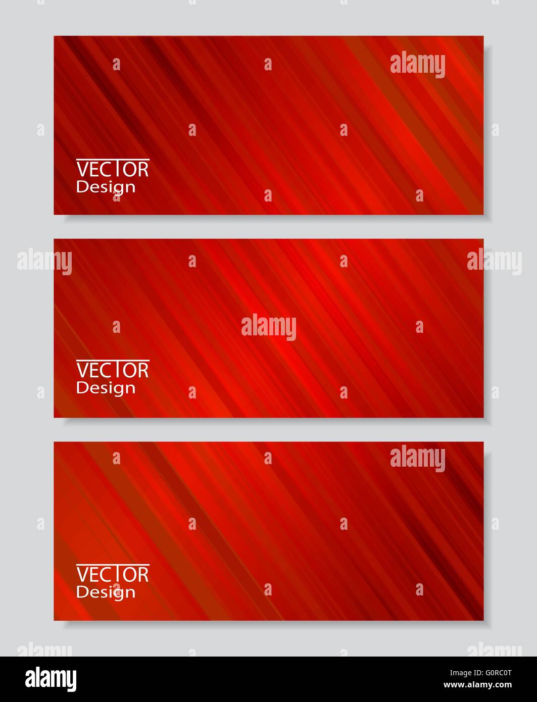 Set of horizontal flyers Stock Vector Image & Art - Alamy