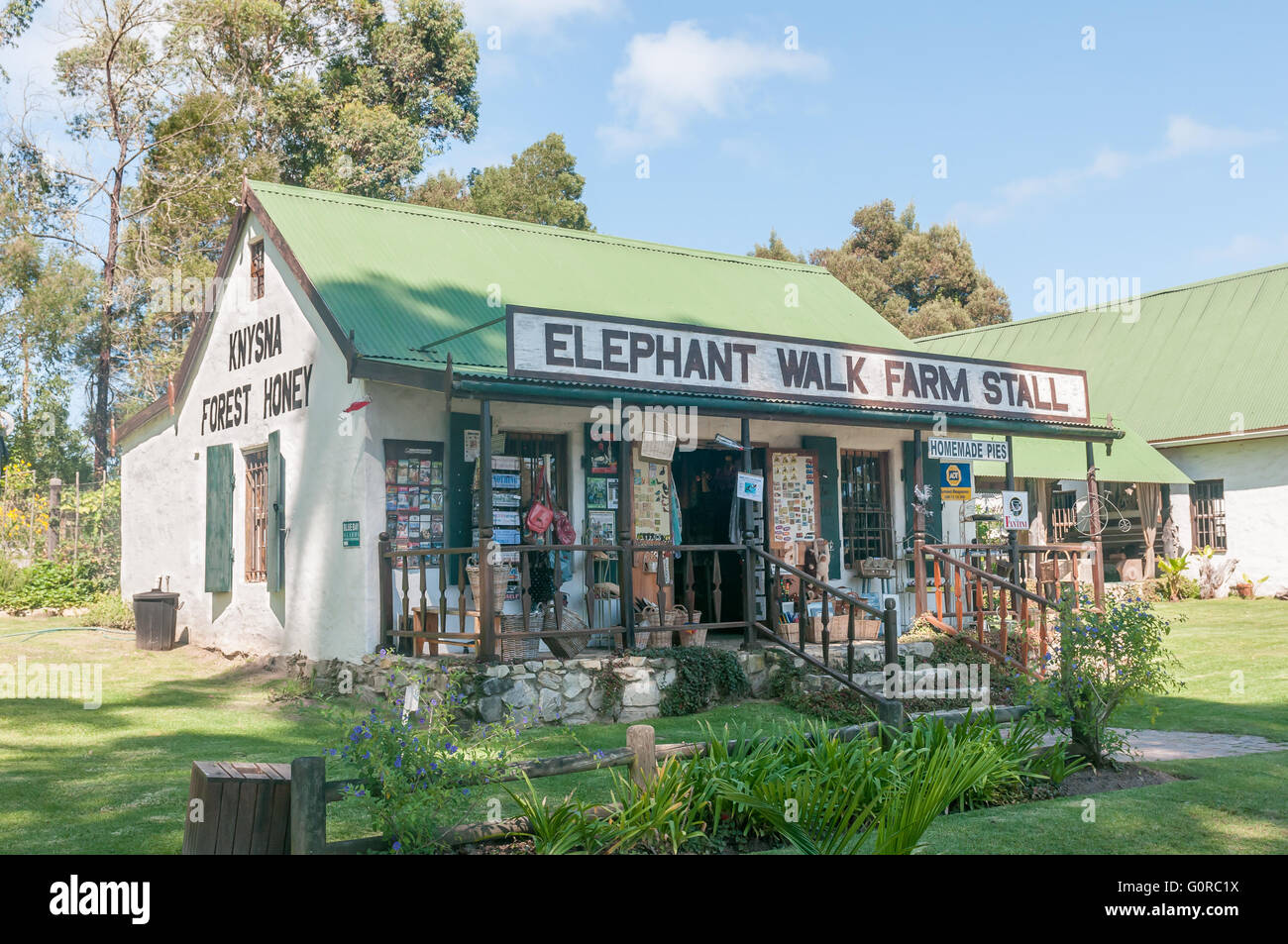 HARKERVILLE, SOUTH AFRICA - MARCH 3, 2016: A farm stall near ...