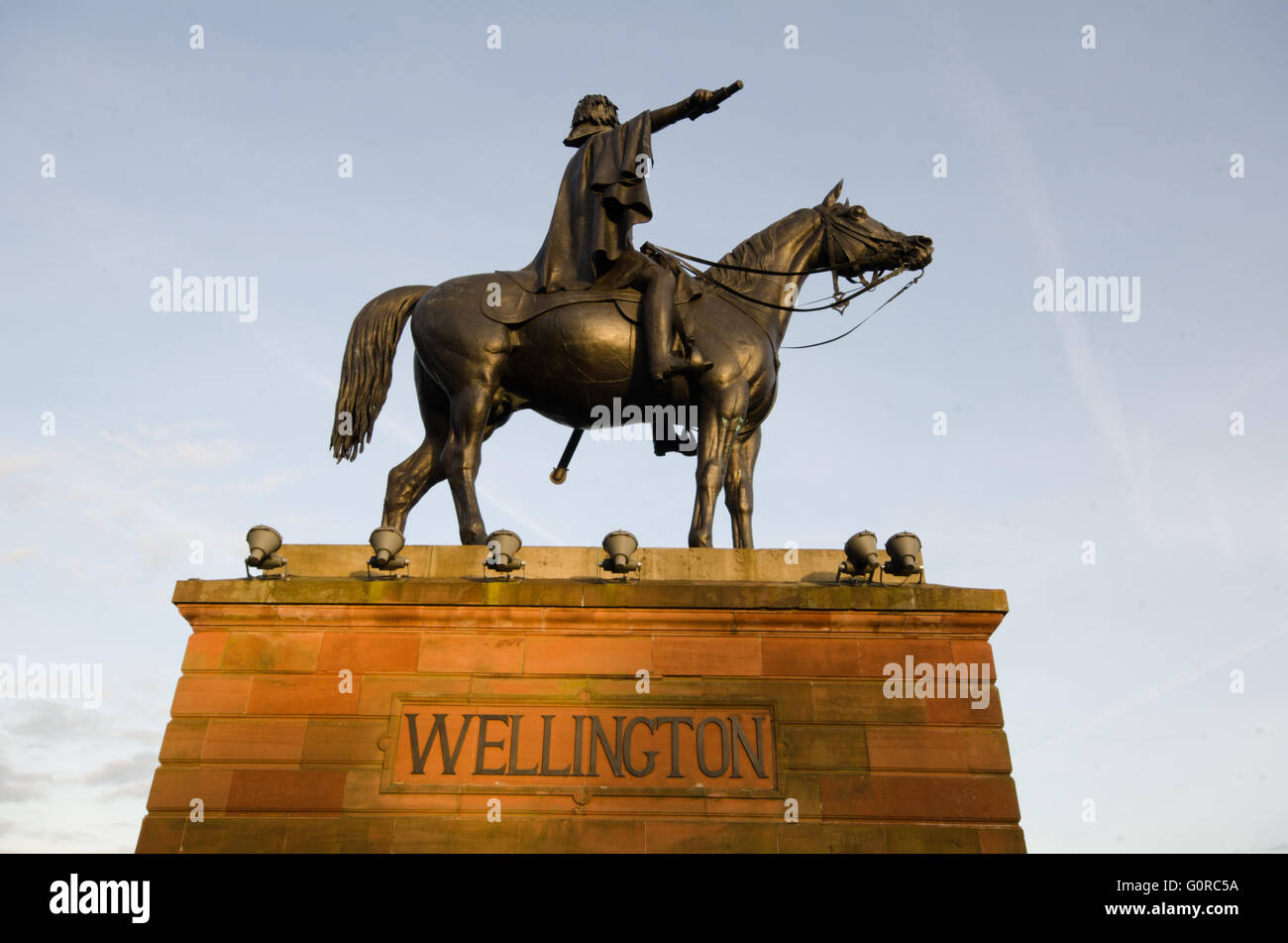 Wellington Statue, Aldershot Stock Photo - Alamy