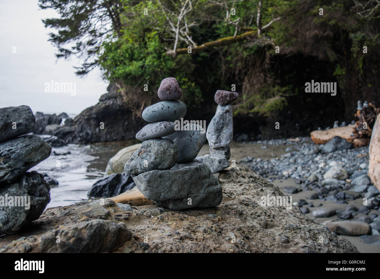 Rock inukshuk hi-res stock photography and images - Alamy