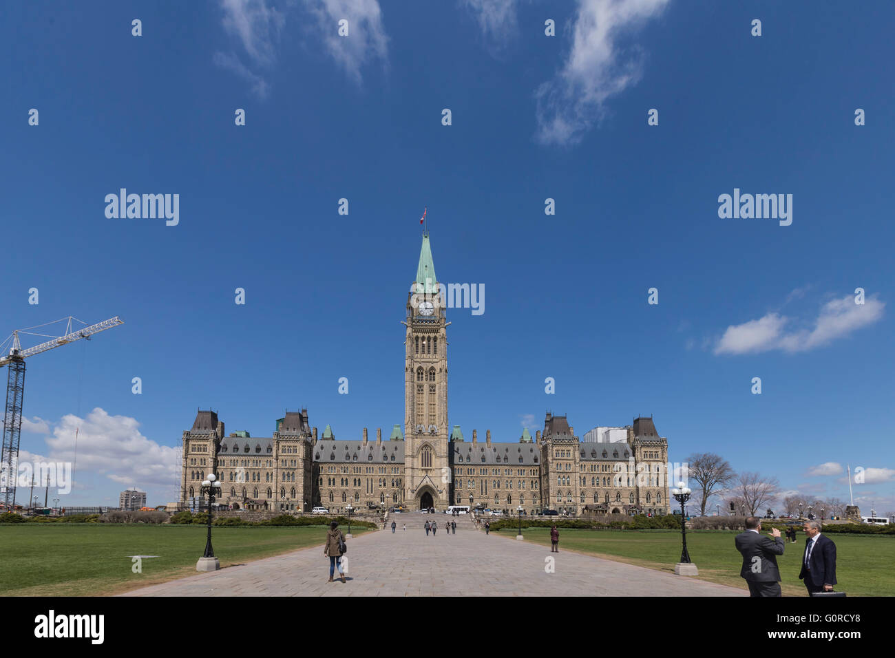 Canada's Parliament buildings in spring Stock Photo - Alamy