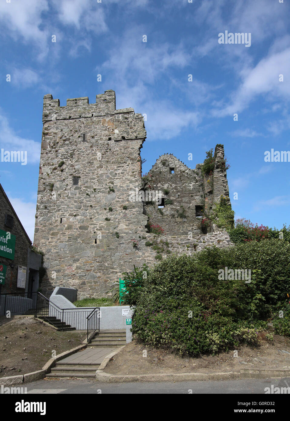 Portaferry Castle in the village of Portaferry, County Down, Northern ...