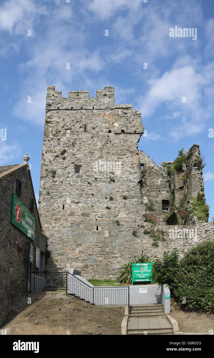 Portaferry Castle in the village of Portaferry, County Down, Northern ...