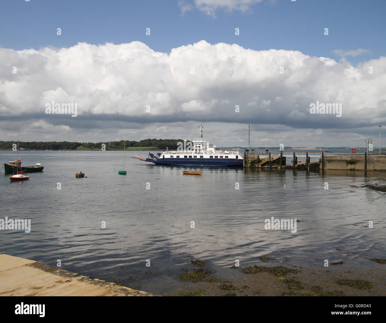 Strangford Ferry in Portaferry, Strangford Lough in Northern Ireland ...