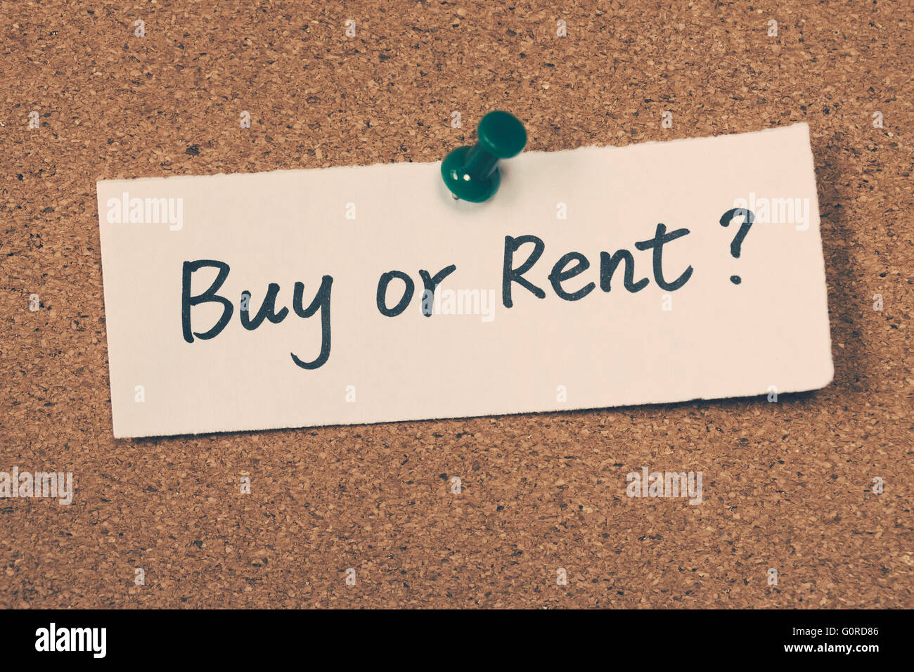 Buy rent sign hi-res stock photography and images - Alamy