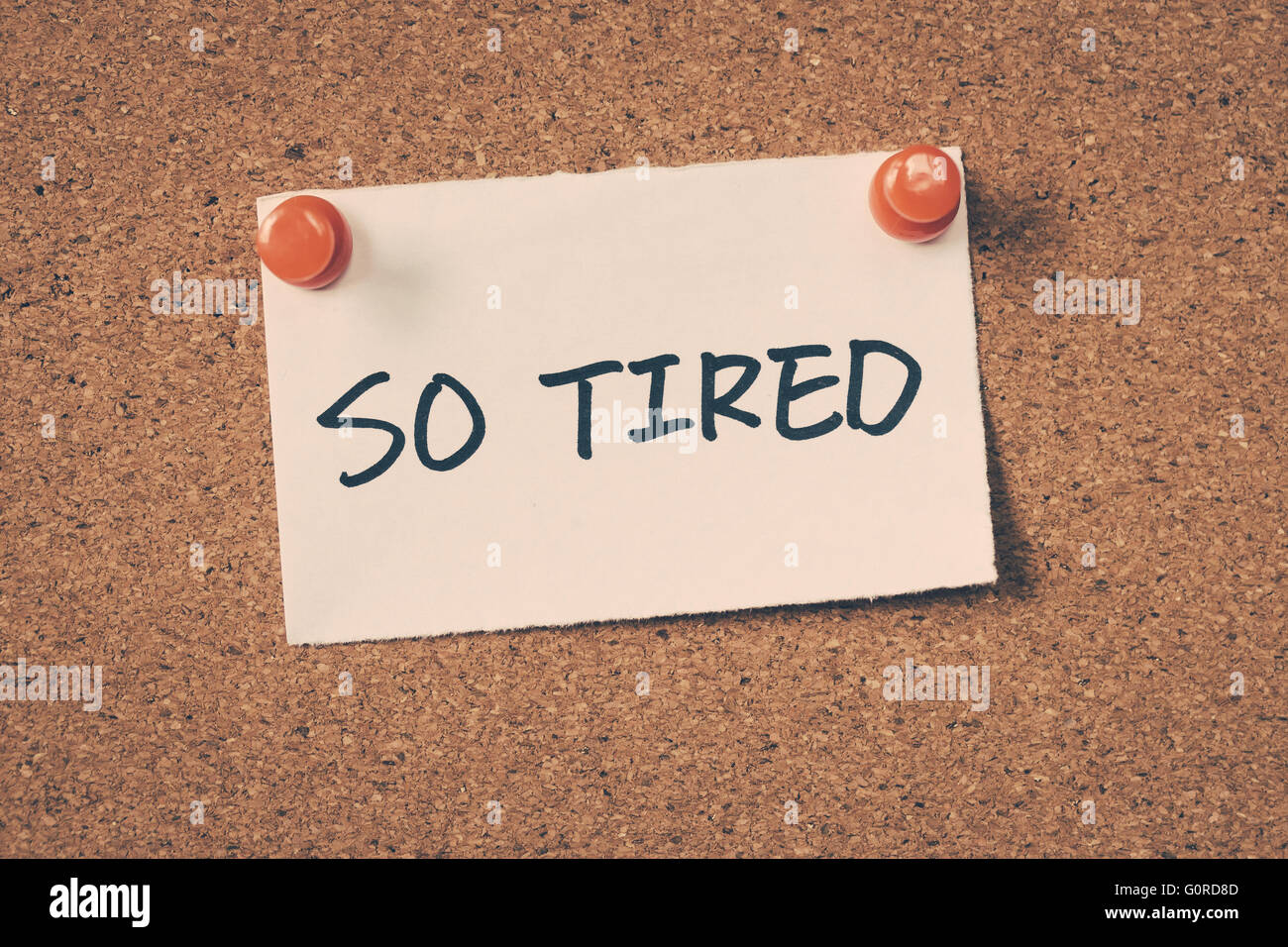 Tired sign hi-res stock photography and images - Alamy