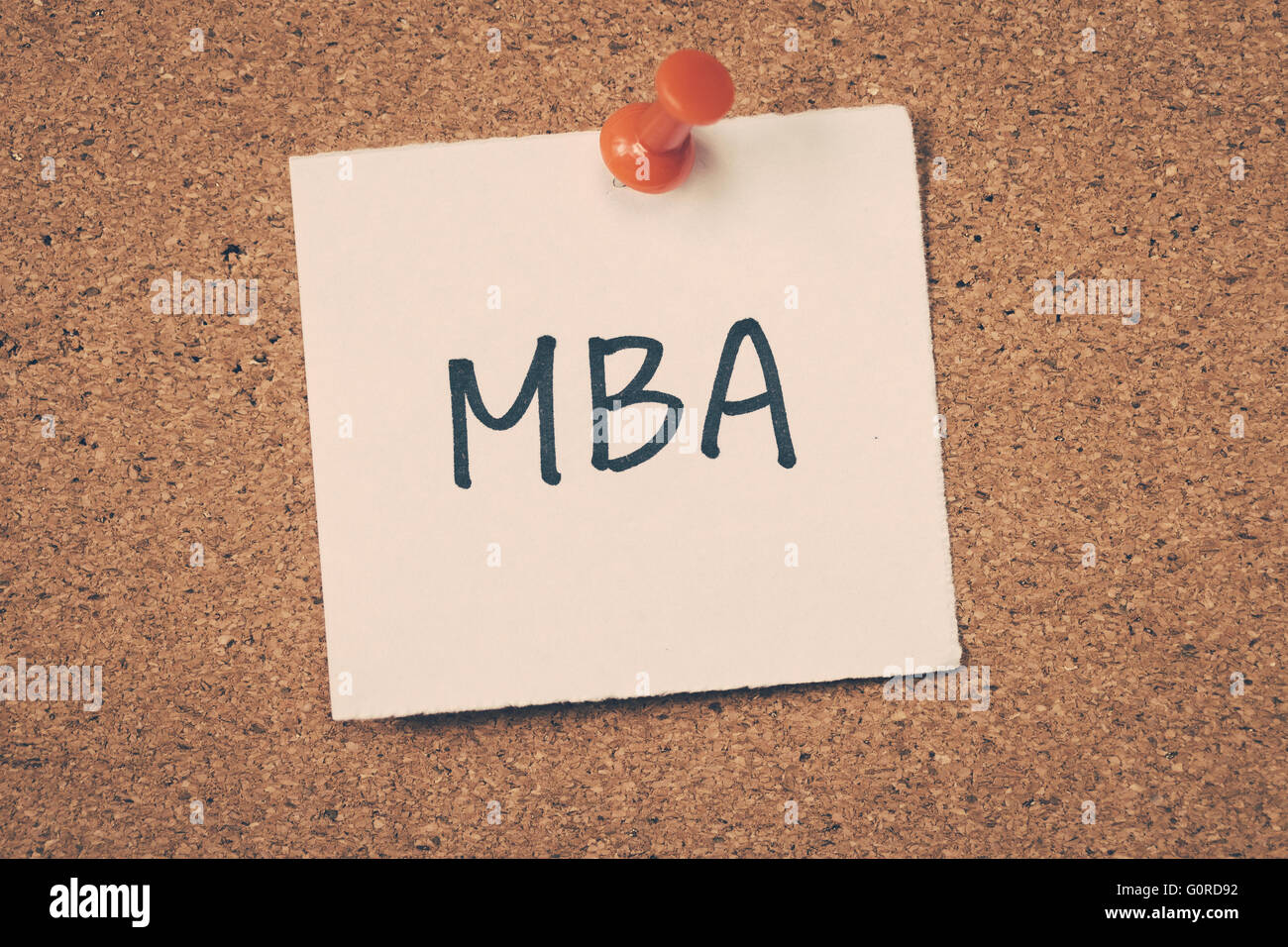 Education mba memo hi-res stock photography and images - Alamy