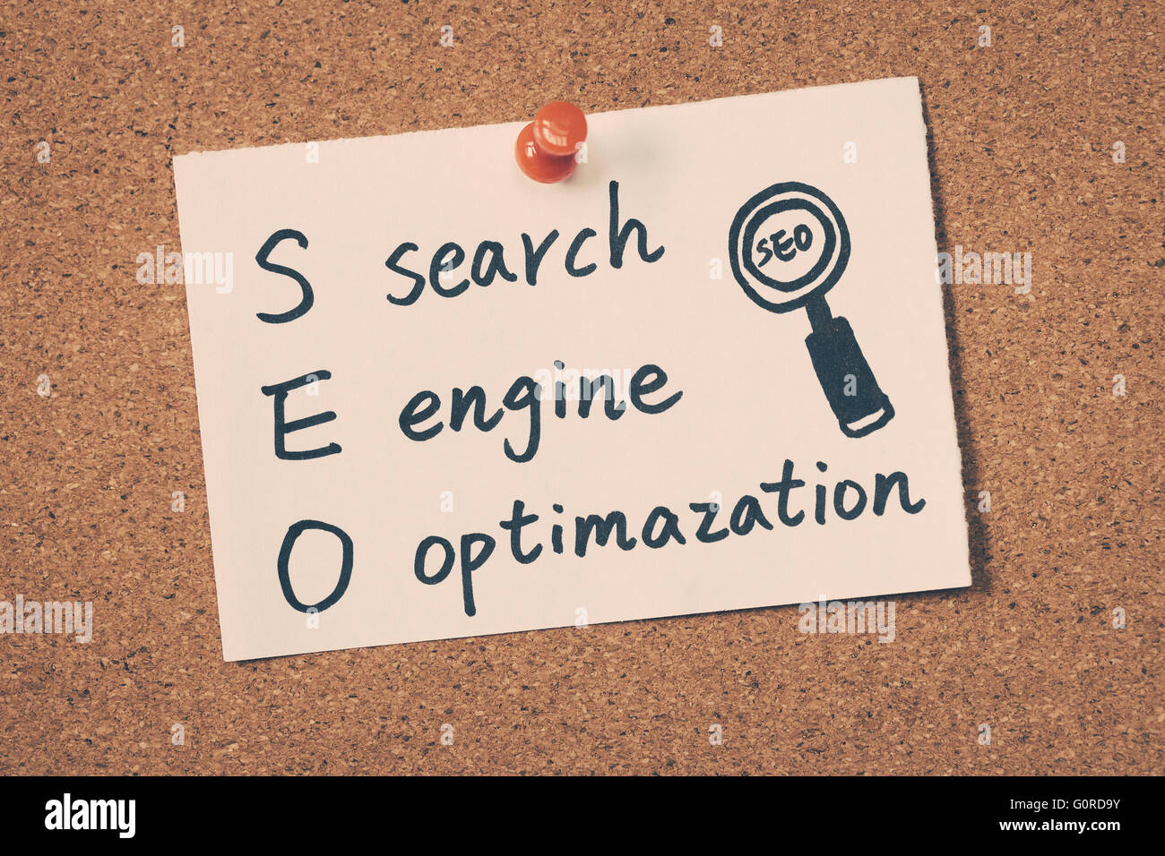 Seo sign hi-res stock photography and images - Alamy