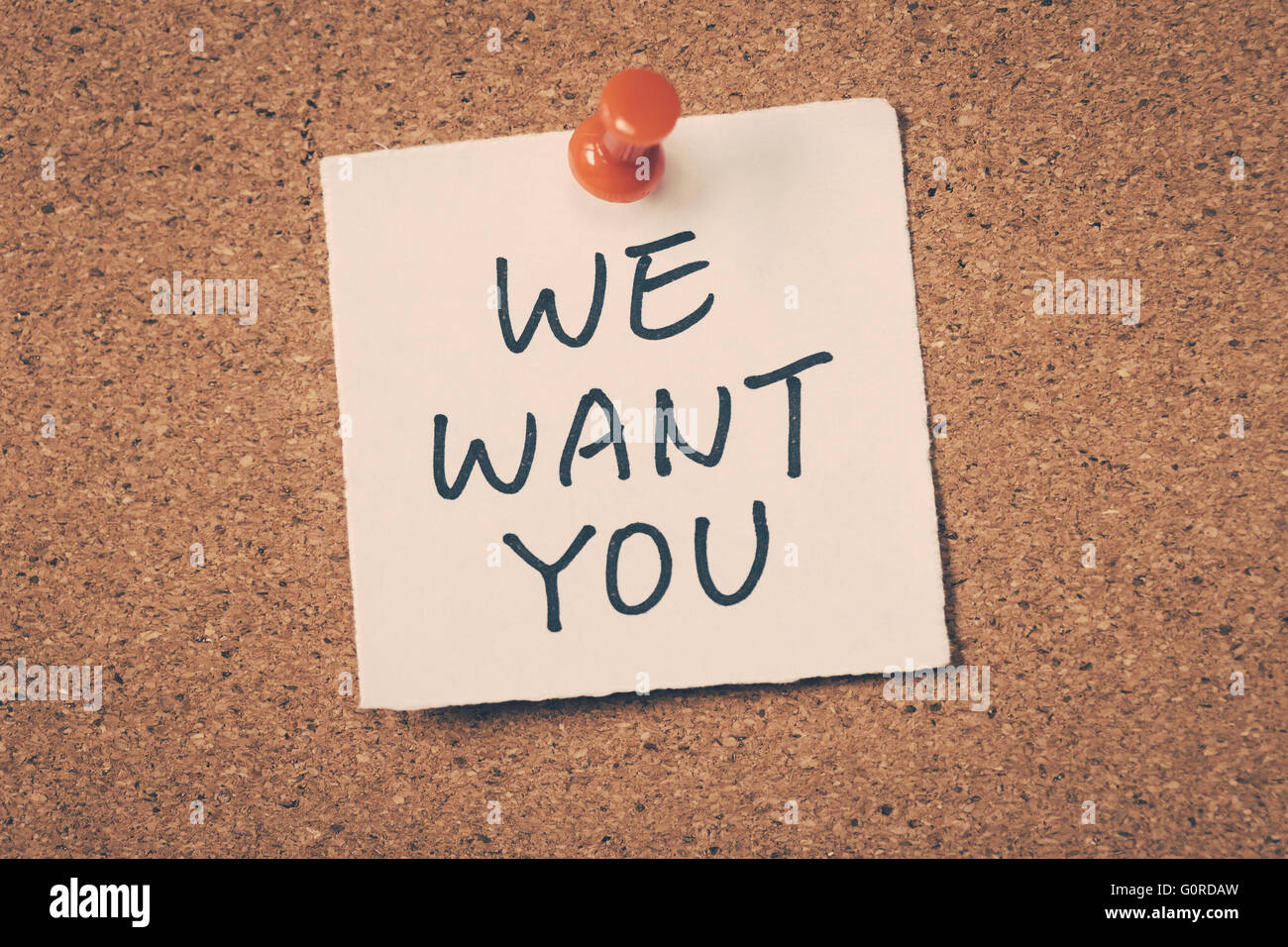 we want you Stock Photo - Alamy