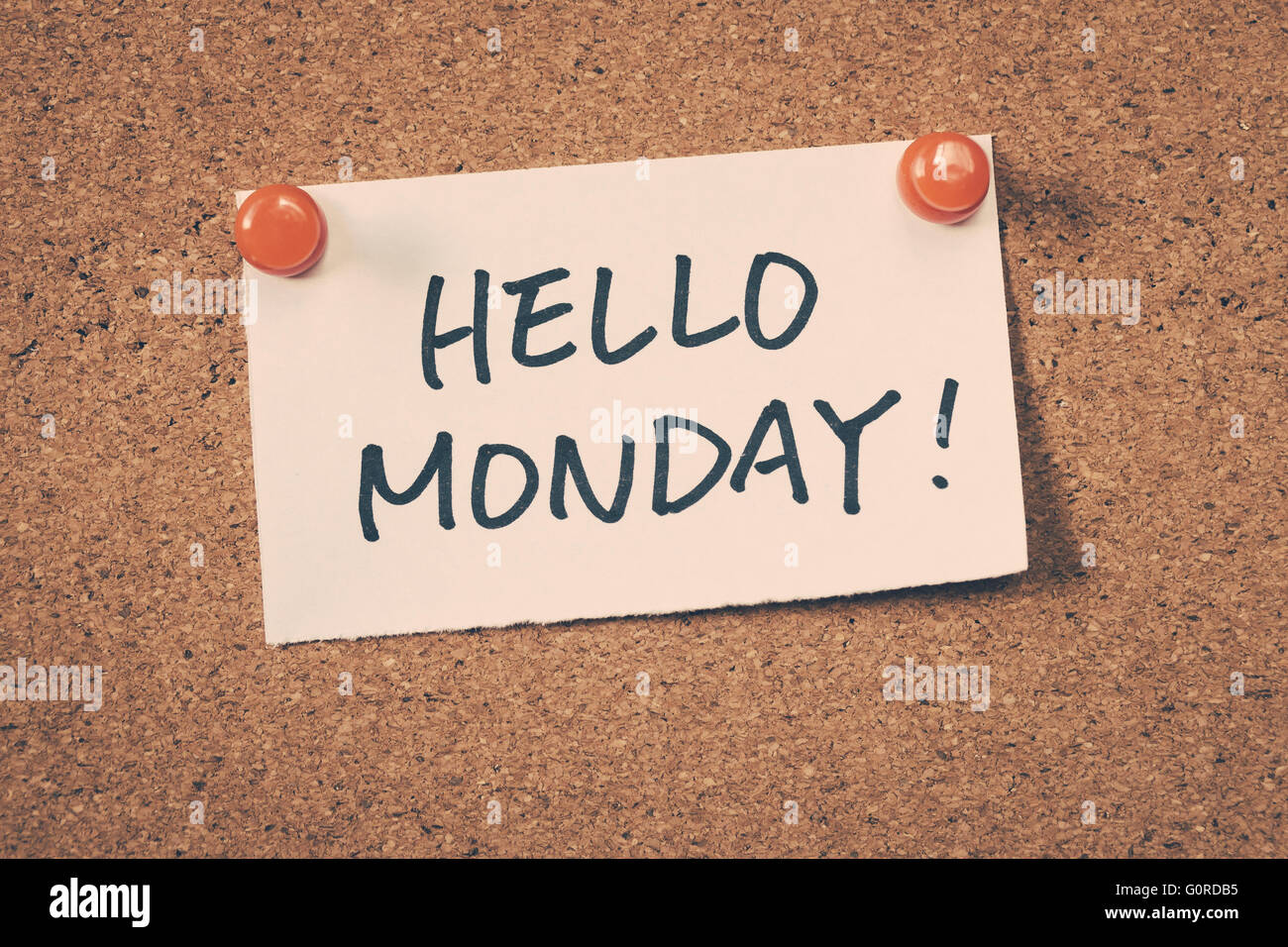 Hello monday hi-res stock photography and images - Alamy