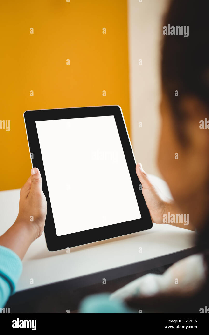 Girl and computer and rear hi-res stock photography and images - Alamy