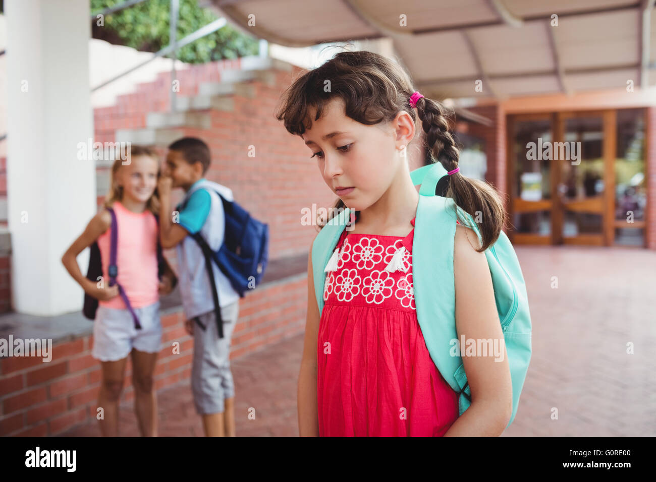 Girl teasing mocking boy hi-res stock photography and images - Alamy