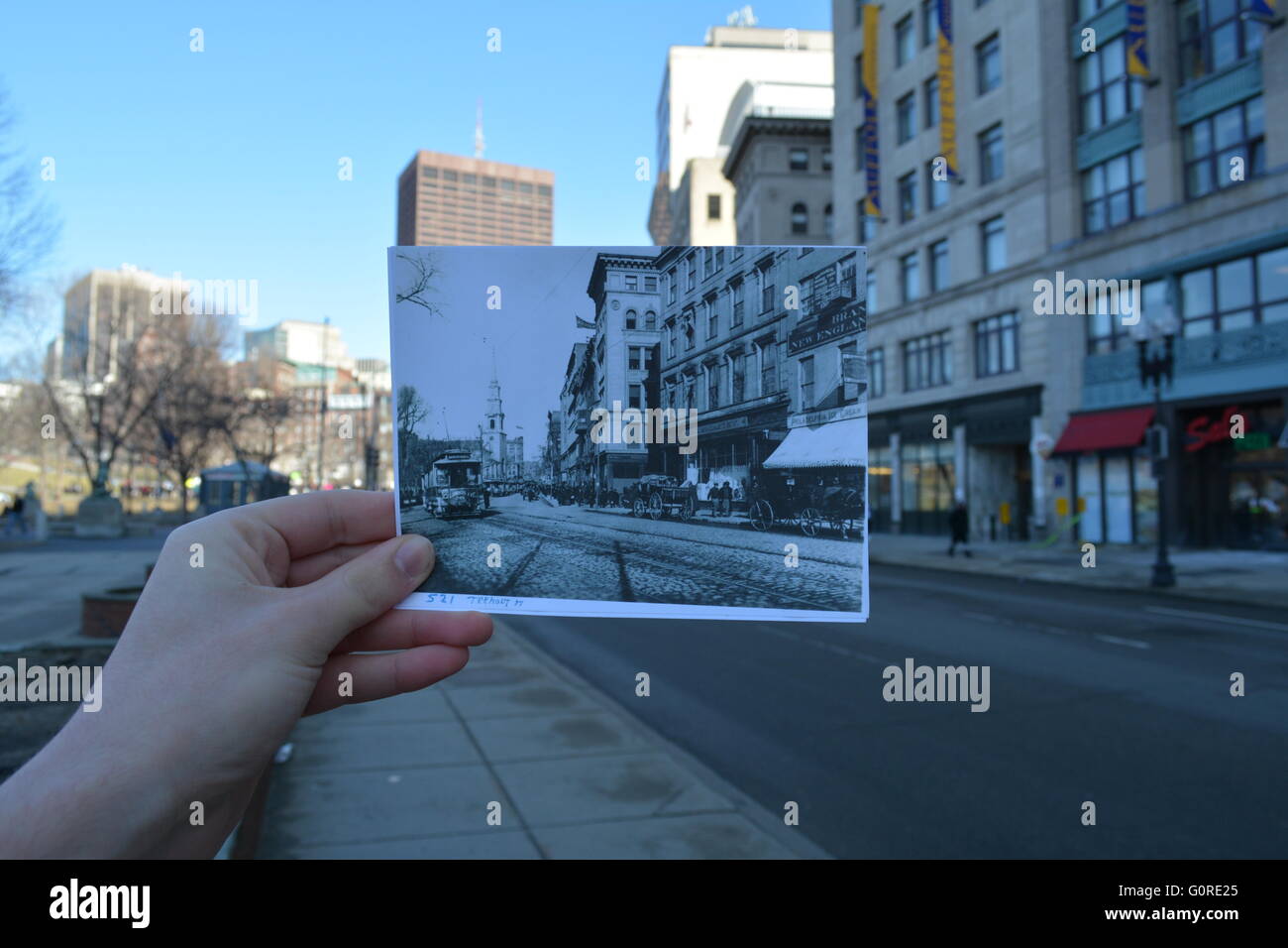 An iconic view of Boston Massachusetts Stock Photo - Alamy